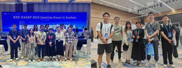 ADSP实验室参加ICASSP 2025苏州卫星会议 – 现代信号与数据处理实验室
